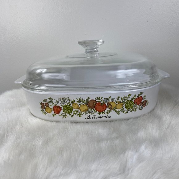 Pyrex | Kitchen | Vintage Corning Ware Spice Of Life La Romarin Large ...